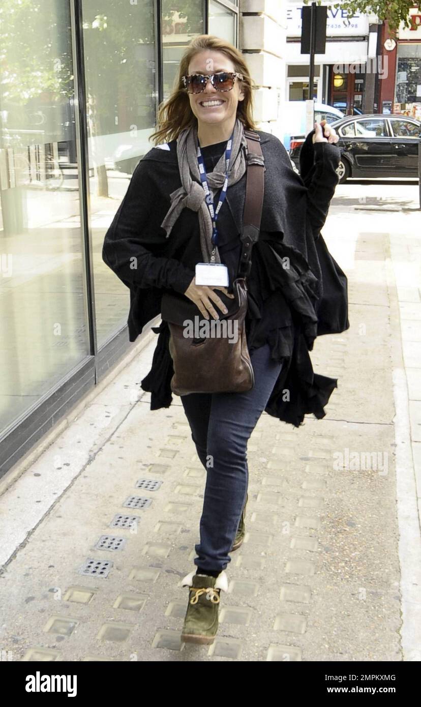 BBC Radio 6 DJ and singer Cerys Matthews is all smiles as she arrives ...
