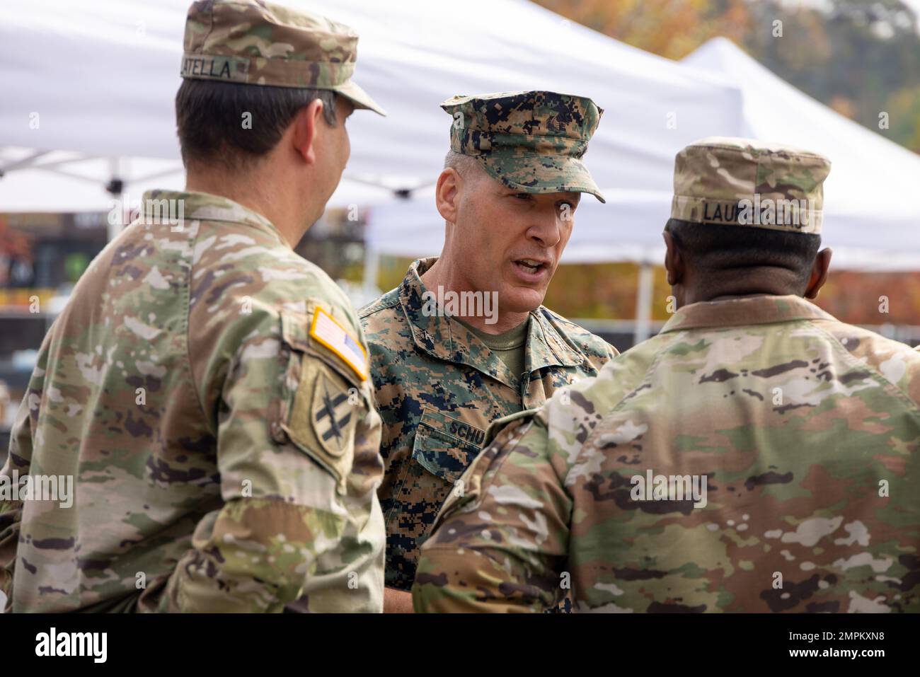 U.S. Marine Corps Col. Dean Schulz, commanding officer for Chemical ...