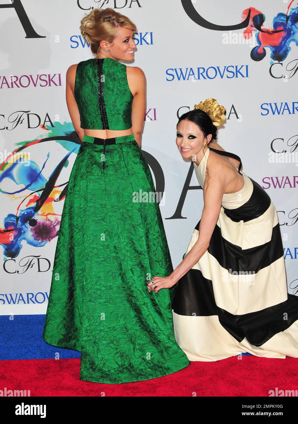 Beth Behrs on the red carpet at the CFDA Awards, New York, NY, 6th June ...