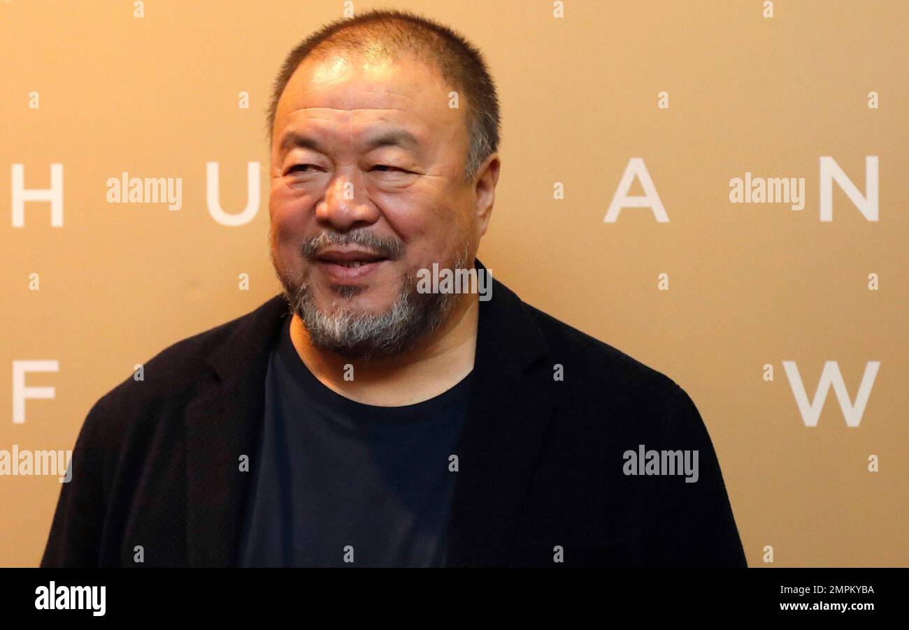 Chinese artist Ai Weiwei arrives for the UK Premiere of Human Flow in ...