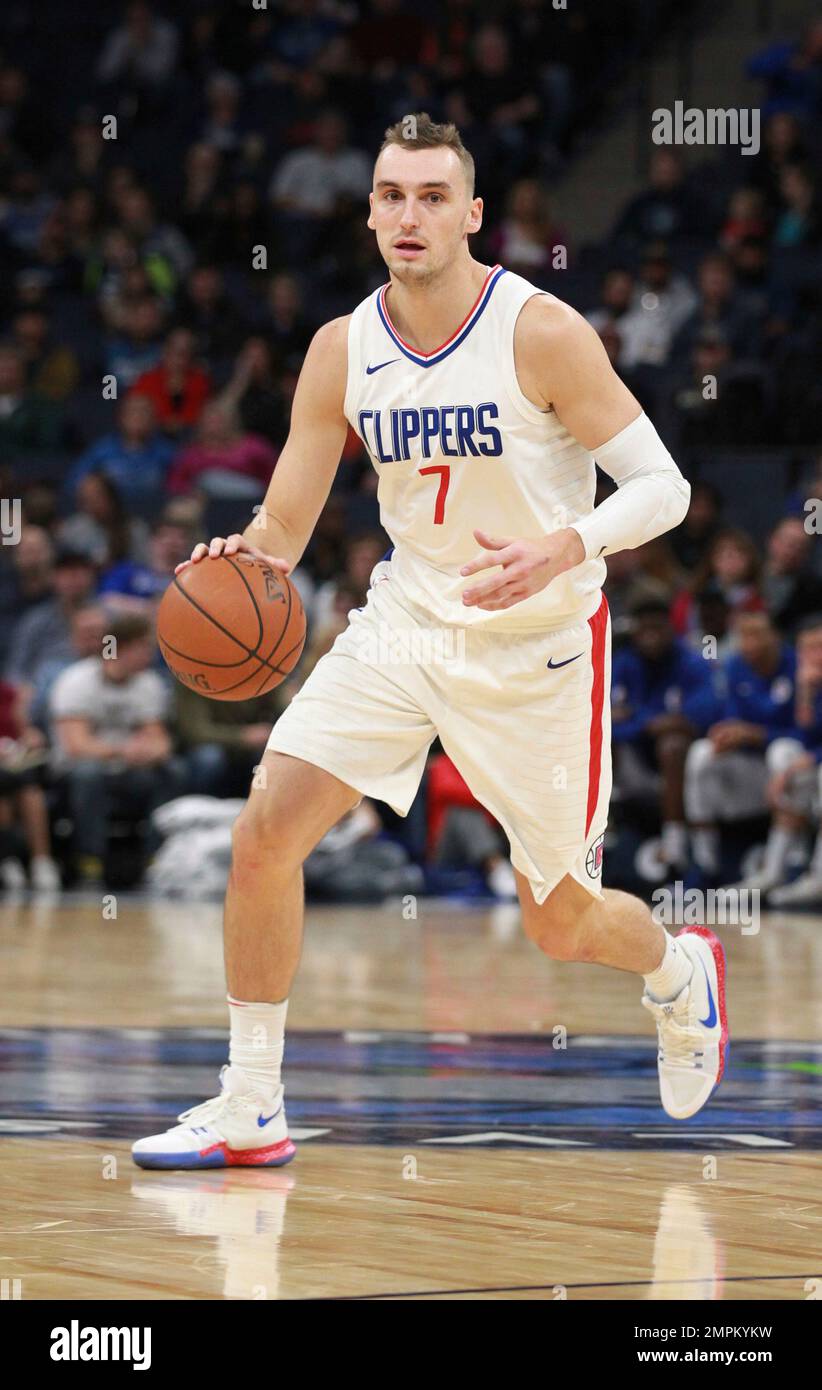 Los Angeles Clippers guard Sam Dekker against the Minnesota ...