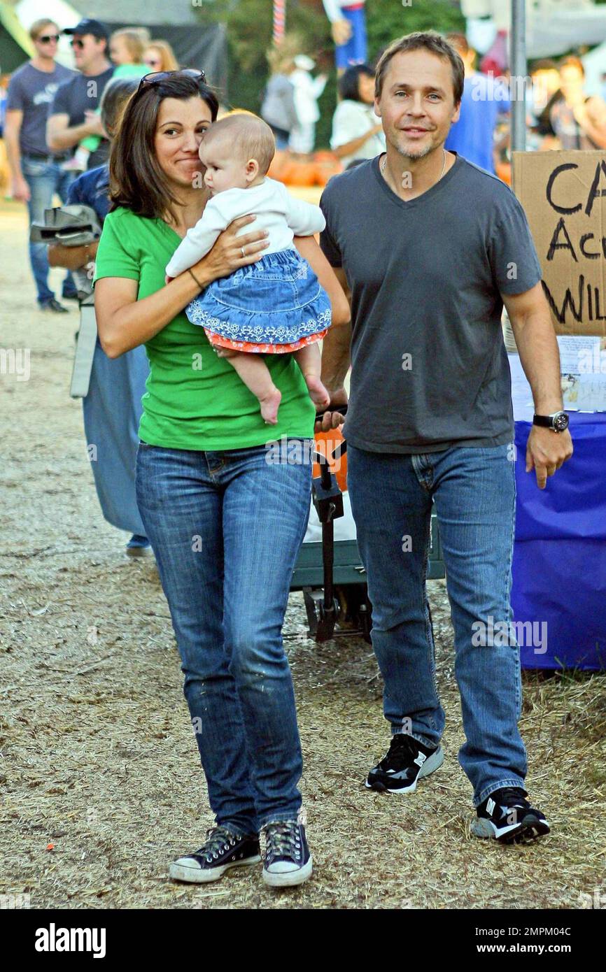 Chad Lowe, girlfriend Kim Painter and their daughter Mabel hunt for ...