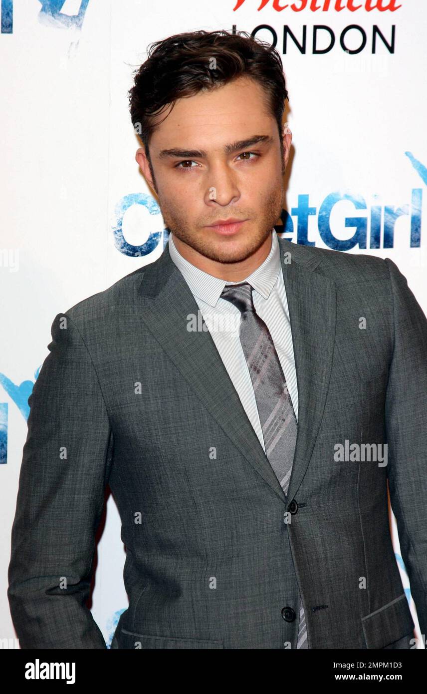 Ed Westwick at the premiere of "Chalet Girl" at Vue Westfield. London ...