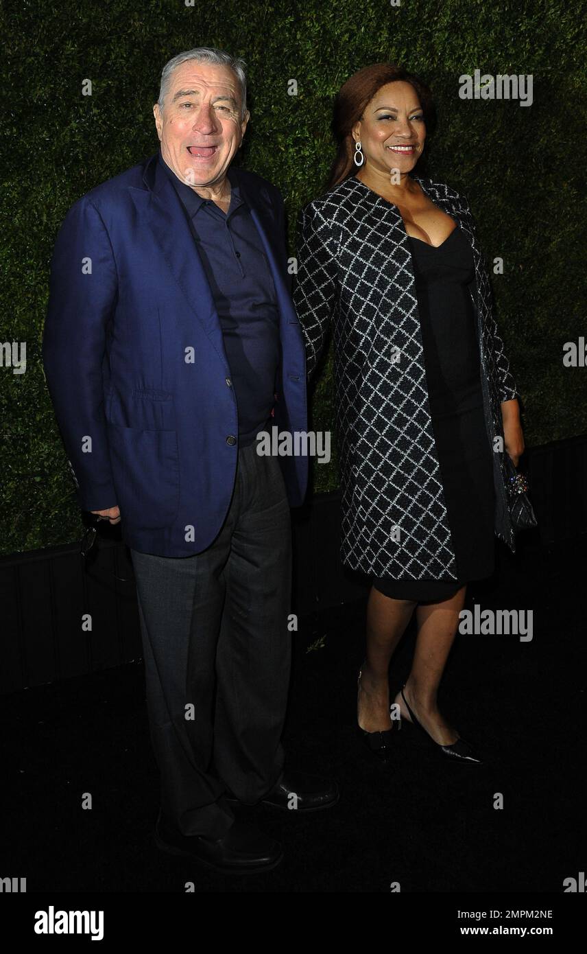 Robert De Niro and Grace Hightower at the Chanel Tribeca Film Festival ...