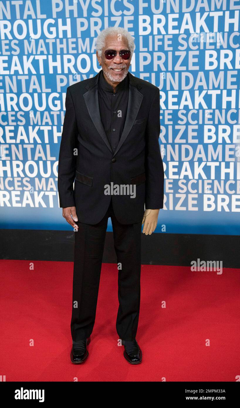 Morgan Freeman arrives at the 6th annual Breakthrough Prize ceremony at ...