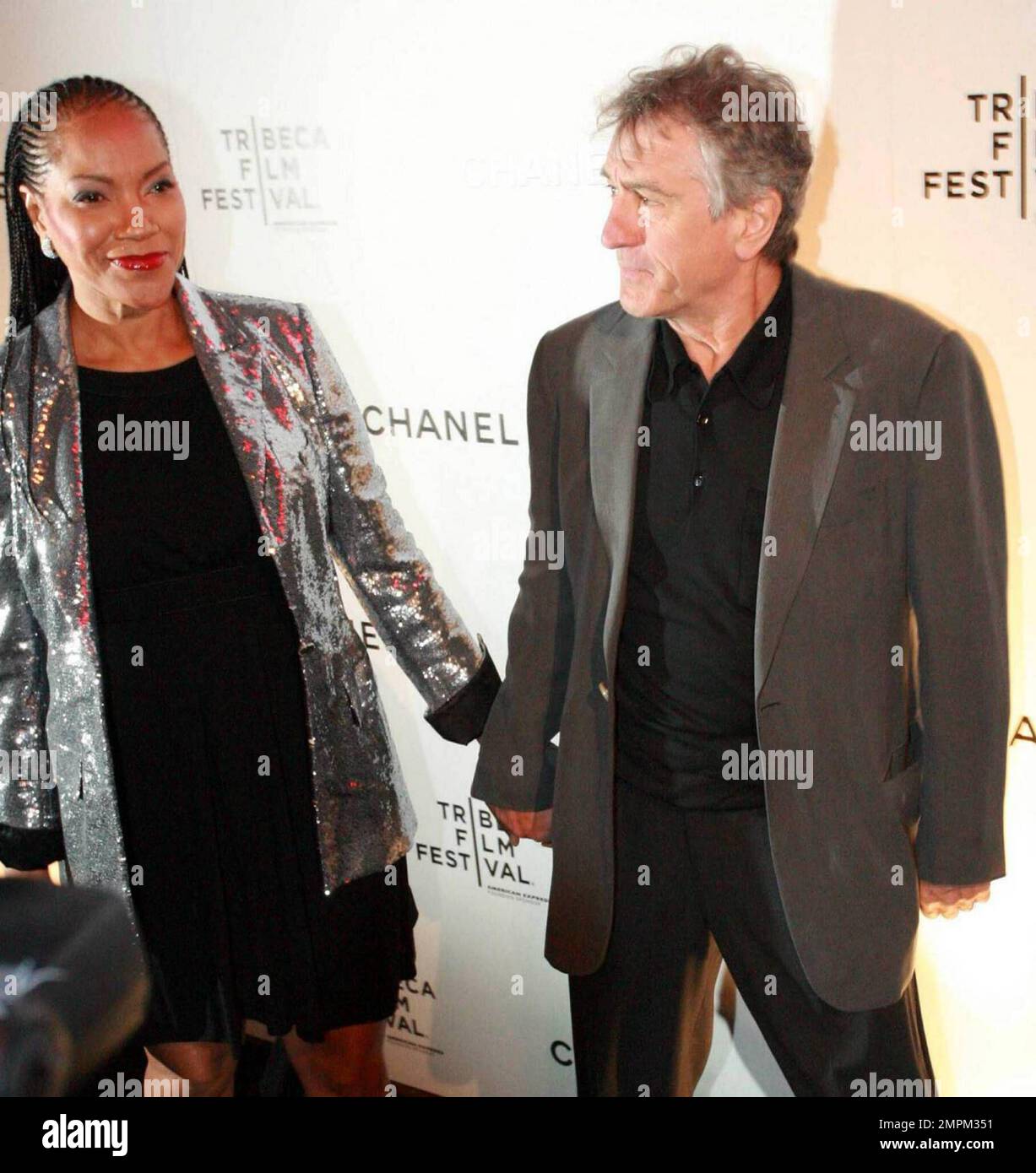 Grace Hightower De Niro and Robert De Niro at the Chanel Tribeca Film ...