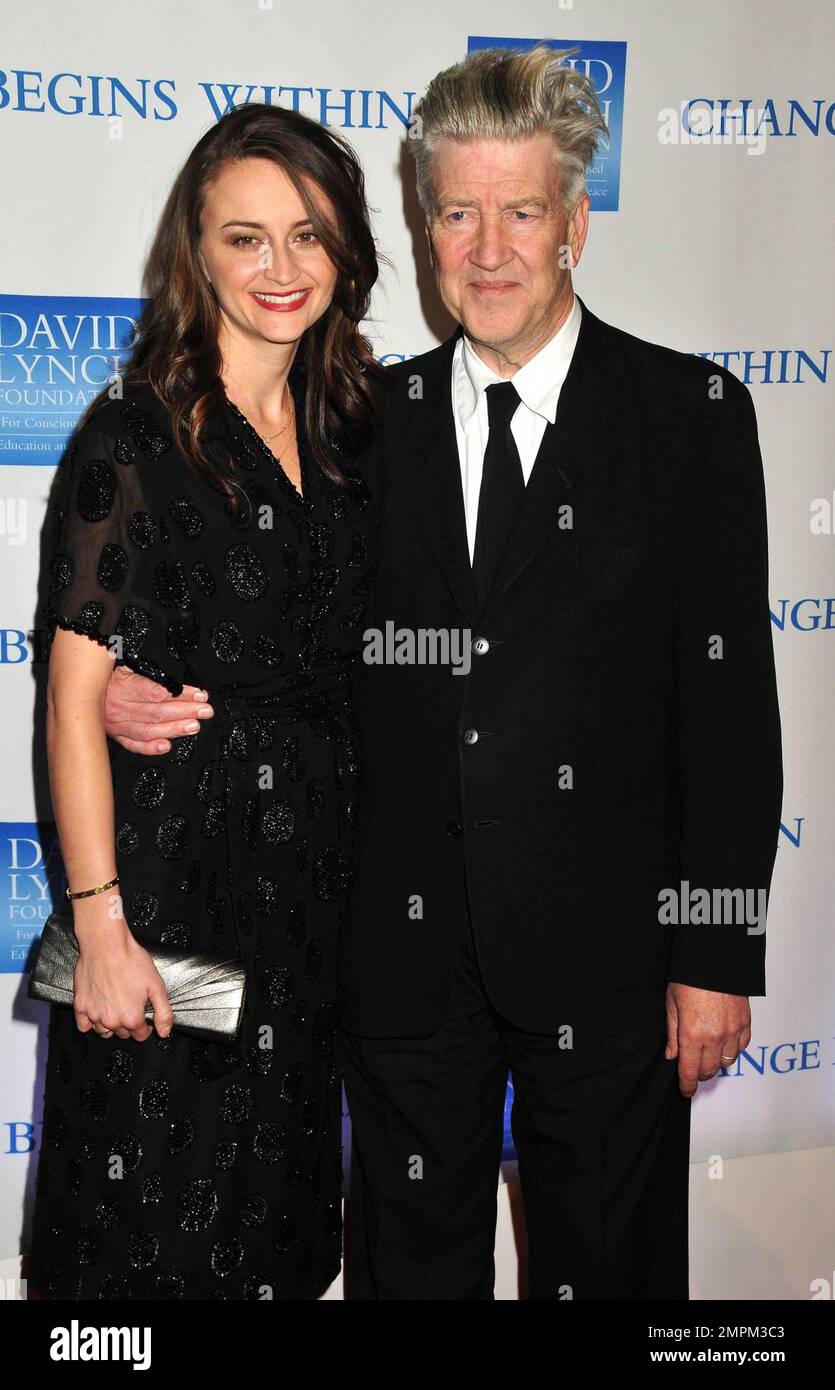 Emily and David Lynch at the Change Begins Within benefit gala held at ...