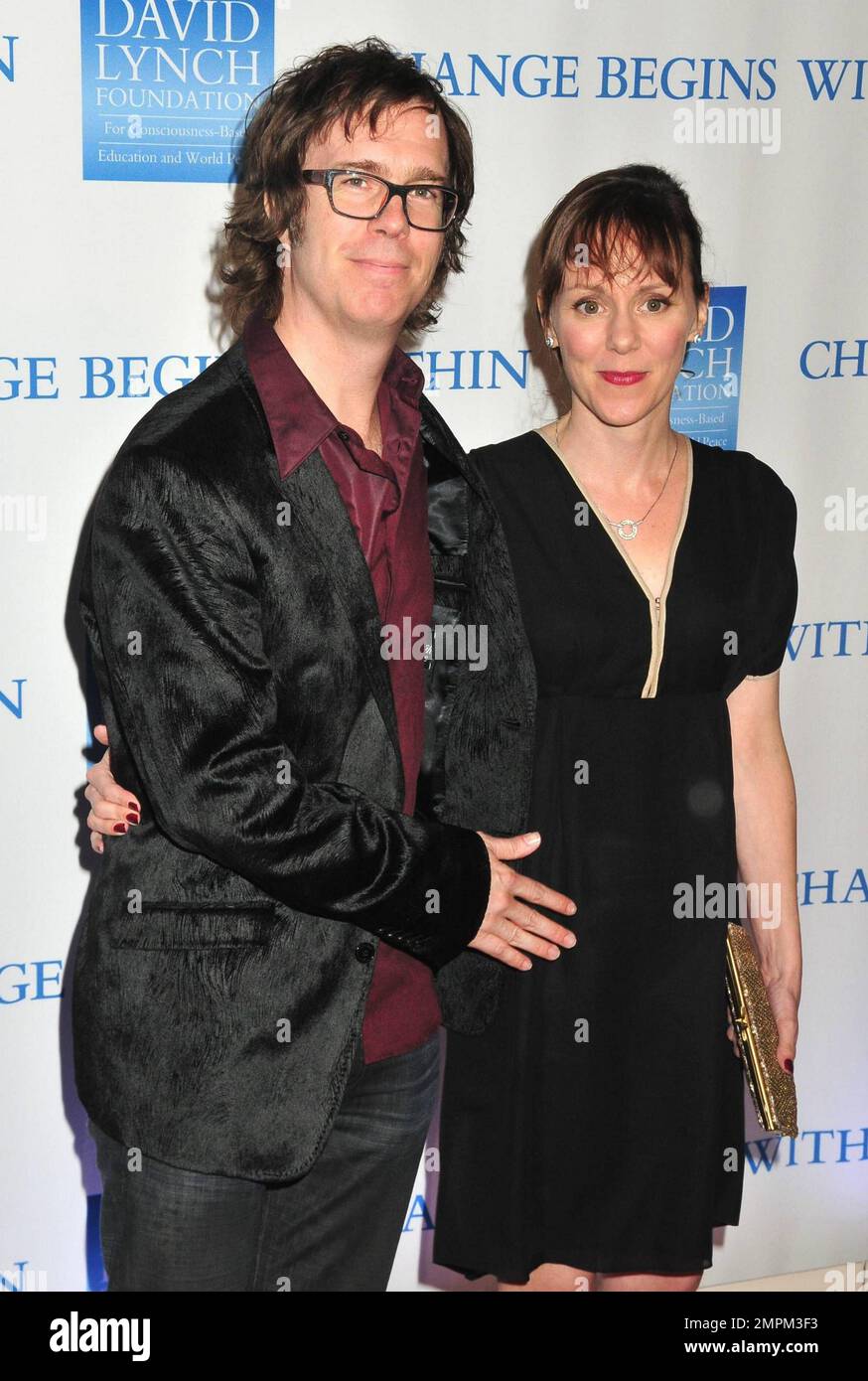 Ben and Fleur Folds at the Change Begins Within benefit gala held at ...