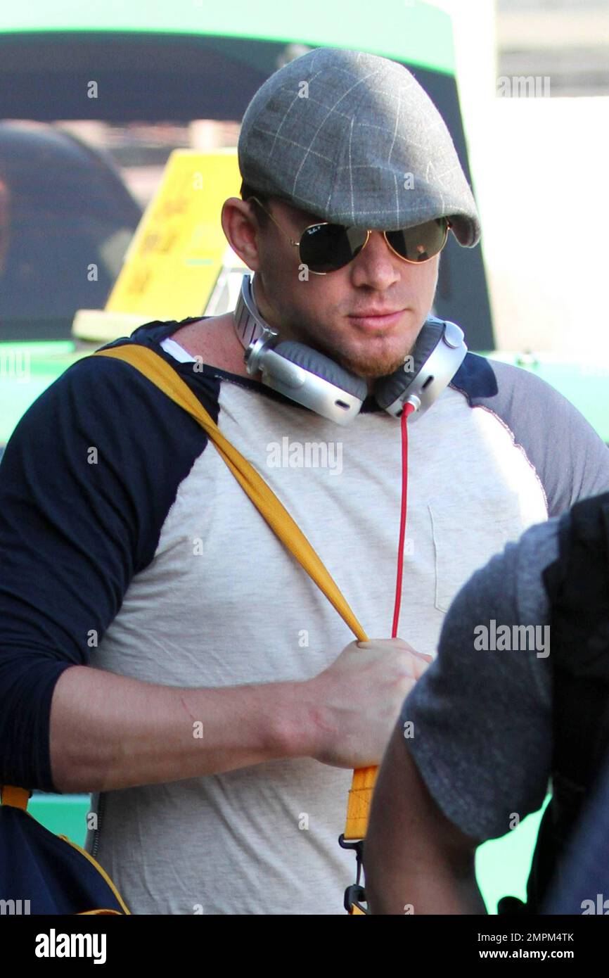 "White House Down" star Channing Tatum was spotted arriving at LAX ...