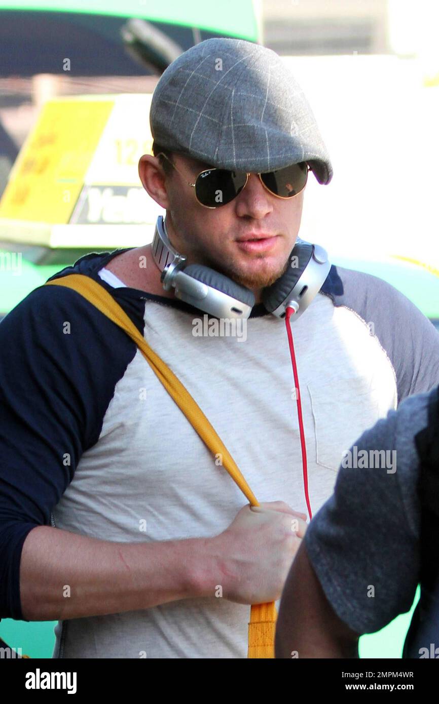 "White House Down" star Channing Tatum was spotted arriving at LAX ...