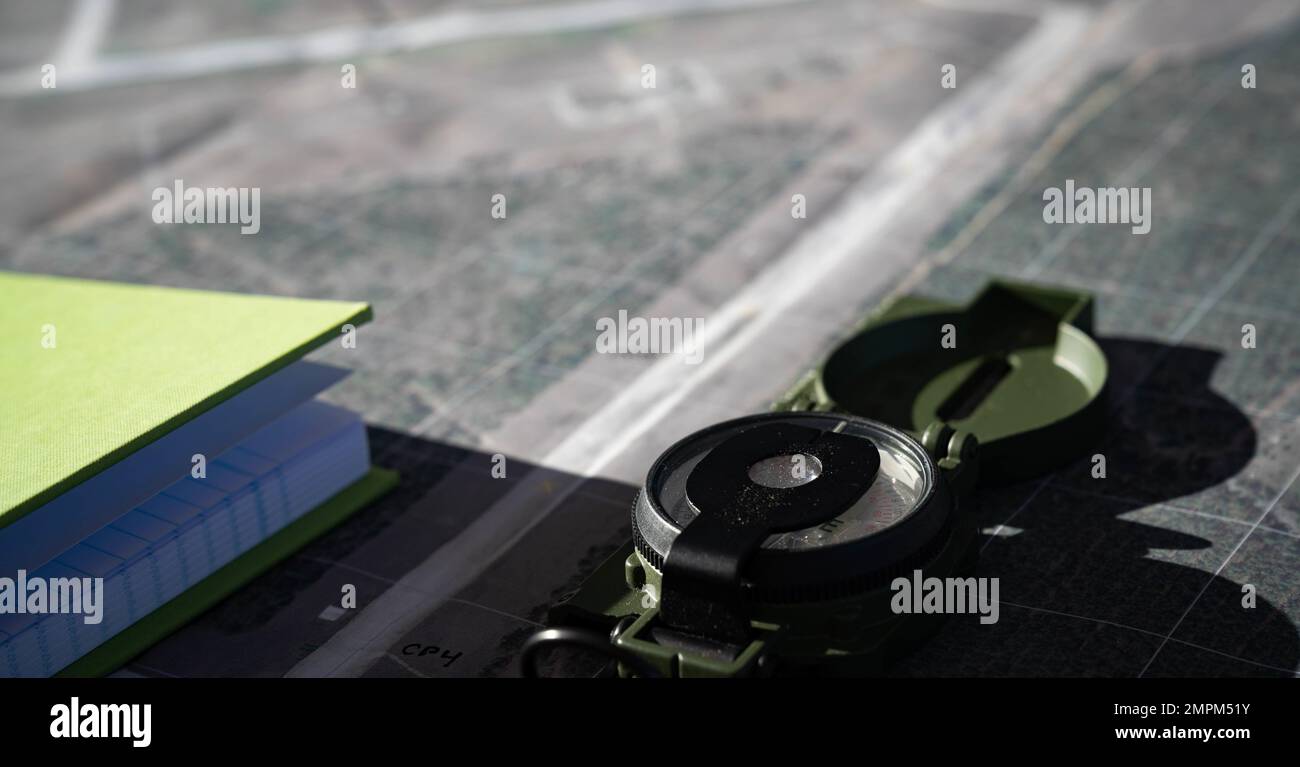 A compass used by members of the 628th Civil Engineering Squadron, was ...