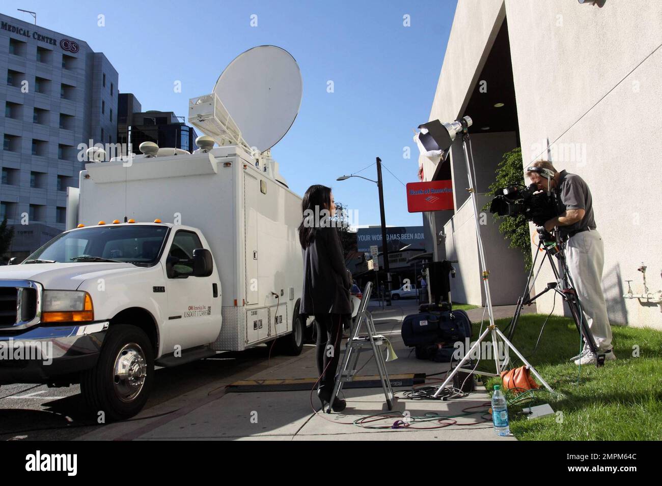 General views of Cedar Sinai Hospital where actor Charlie Sheen was ...