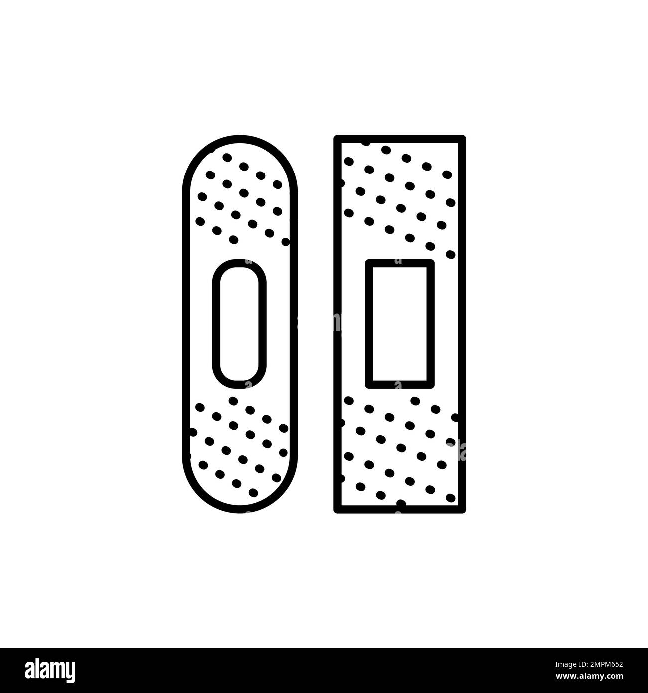 Adhesive bandages color line icon. First aid. Medical help Stock Vector ...