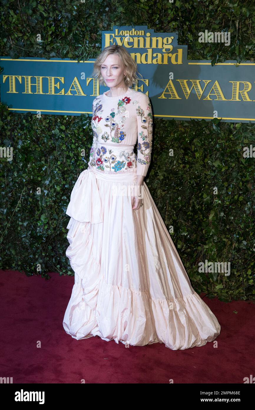 Actress Cate Blanchett poses for photographers on arrival at the ...