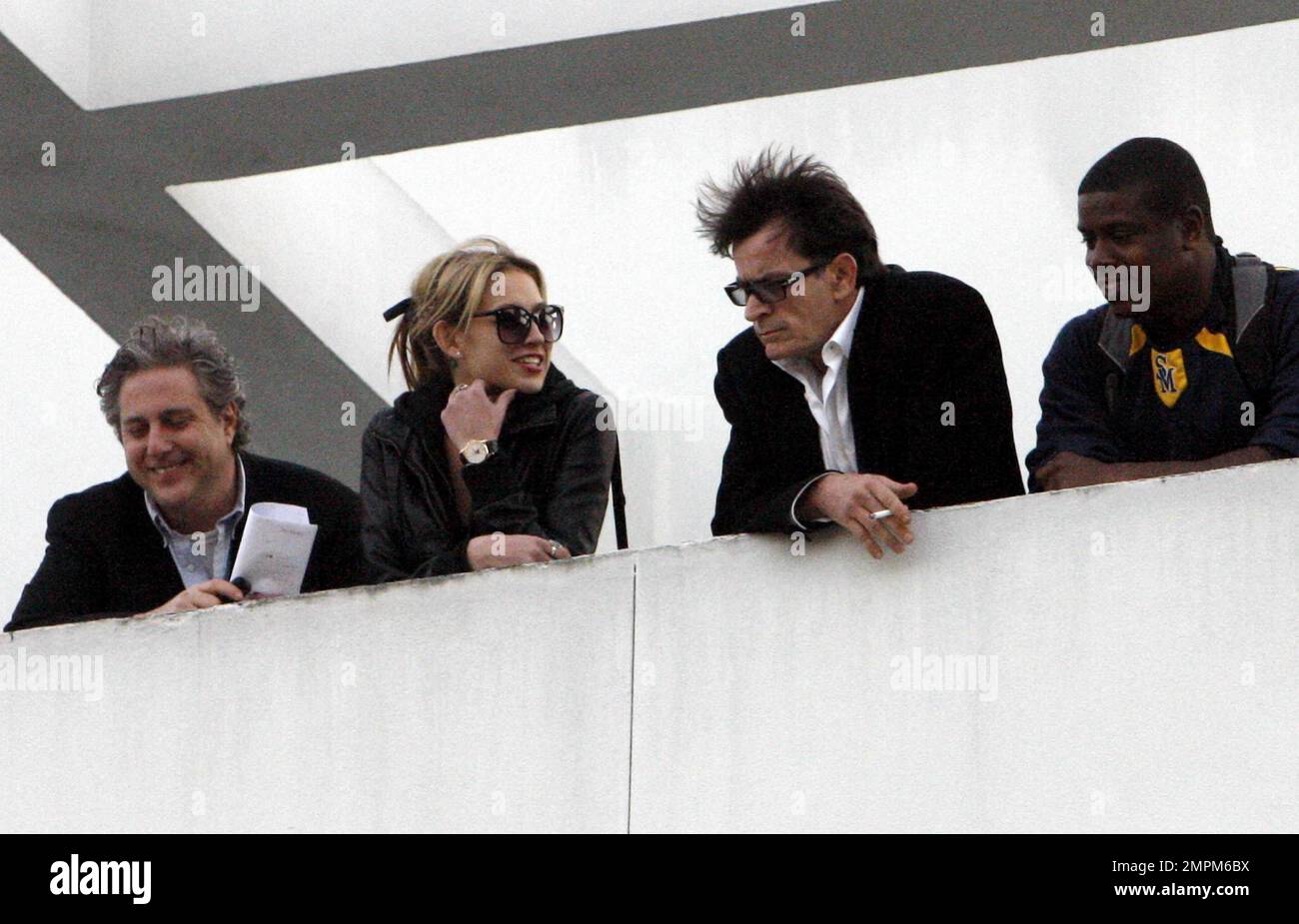 Just hours after reportedly being fired by Warner Bros, Charlie Sheen ...