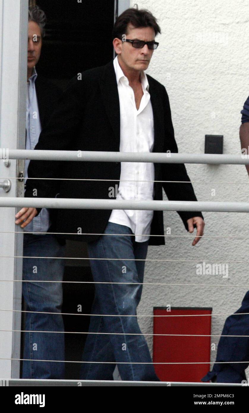 Just hours after reportedly being fired by Warner Bros, Charlie Sheen ...