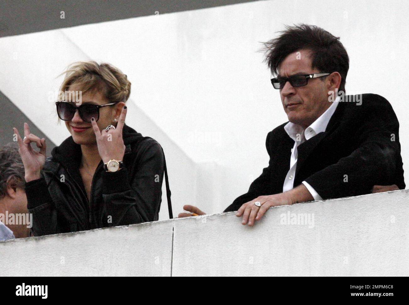 Just hours after reportedly being fired by Warner Bros, Charlie Sheen ...