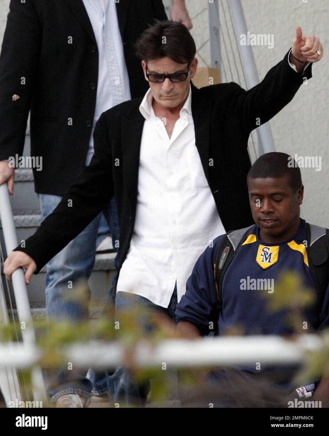 Just hours after reportedly being fired by Warner Bros, Charlie Sheen ...