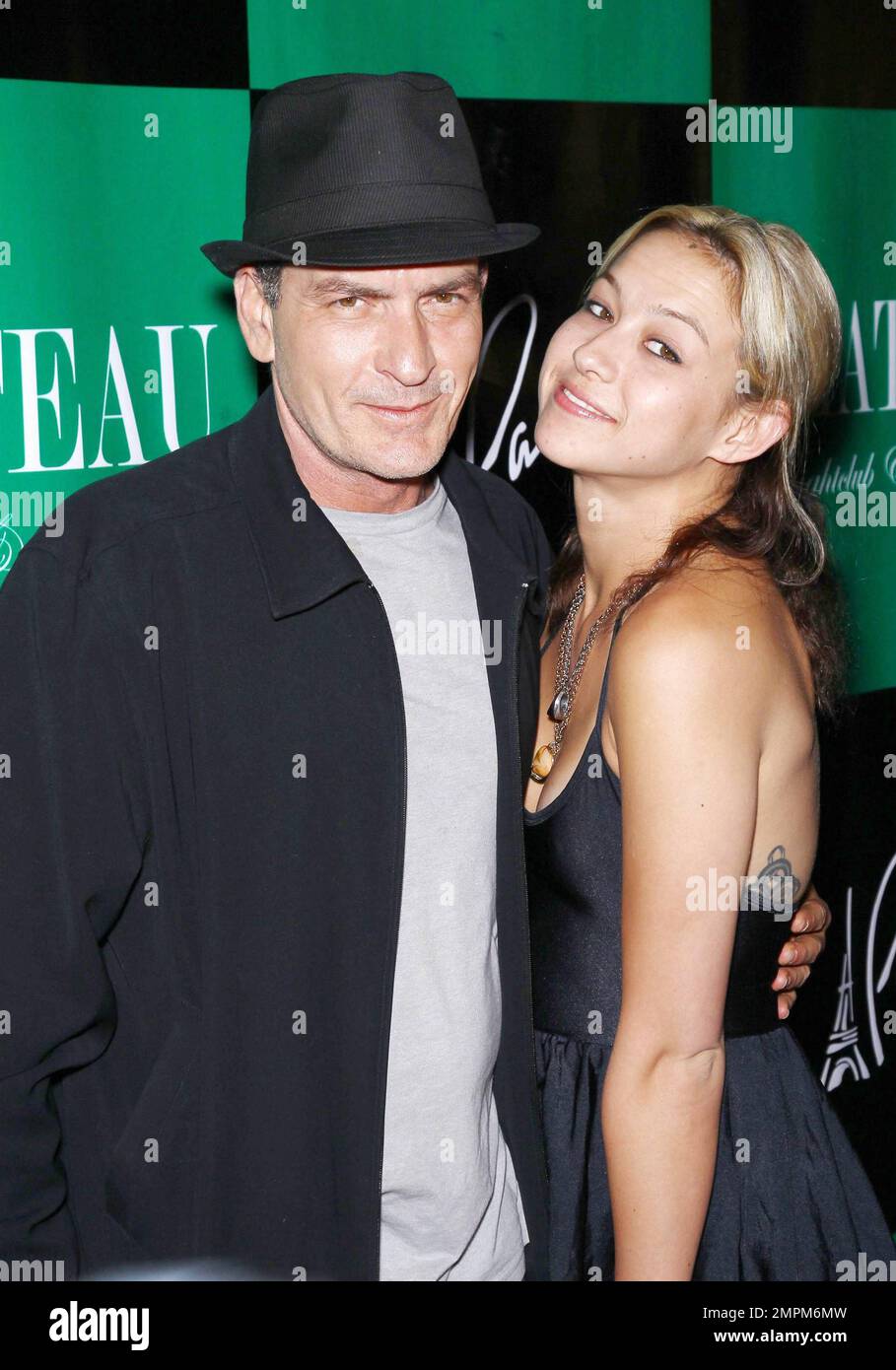 Charlie Sheen and his "Goddess' Natalie Kenly attend Charlie Sheen ...