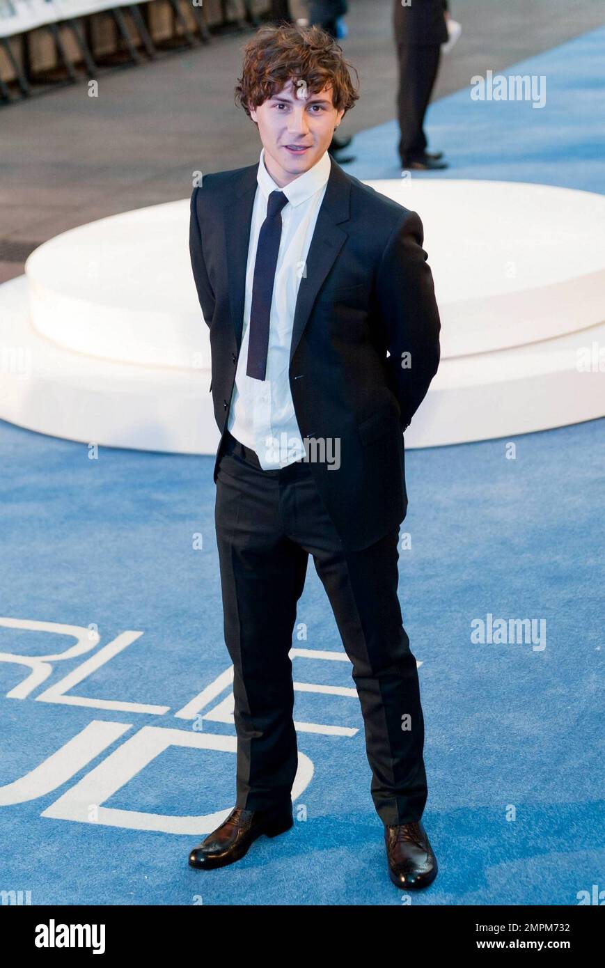 Augustus Prew attends the UK premiere of "The death and life of Charlie ...