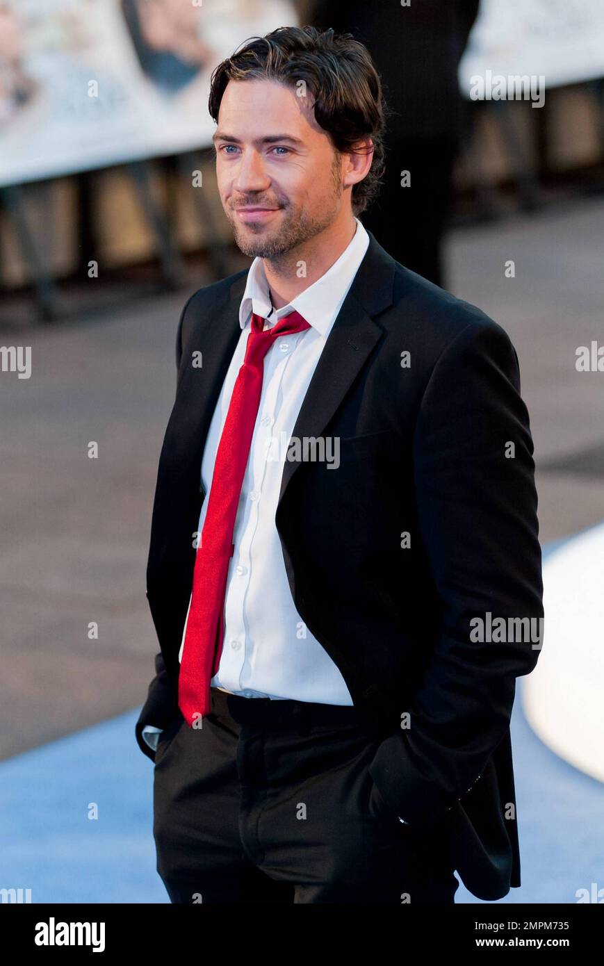 Adam Rayner attends the UK premiere of "The death and life of Charlie ...
