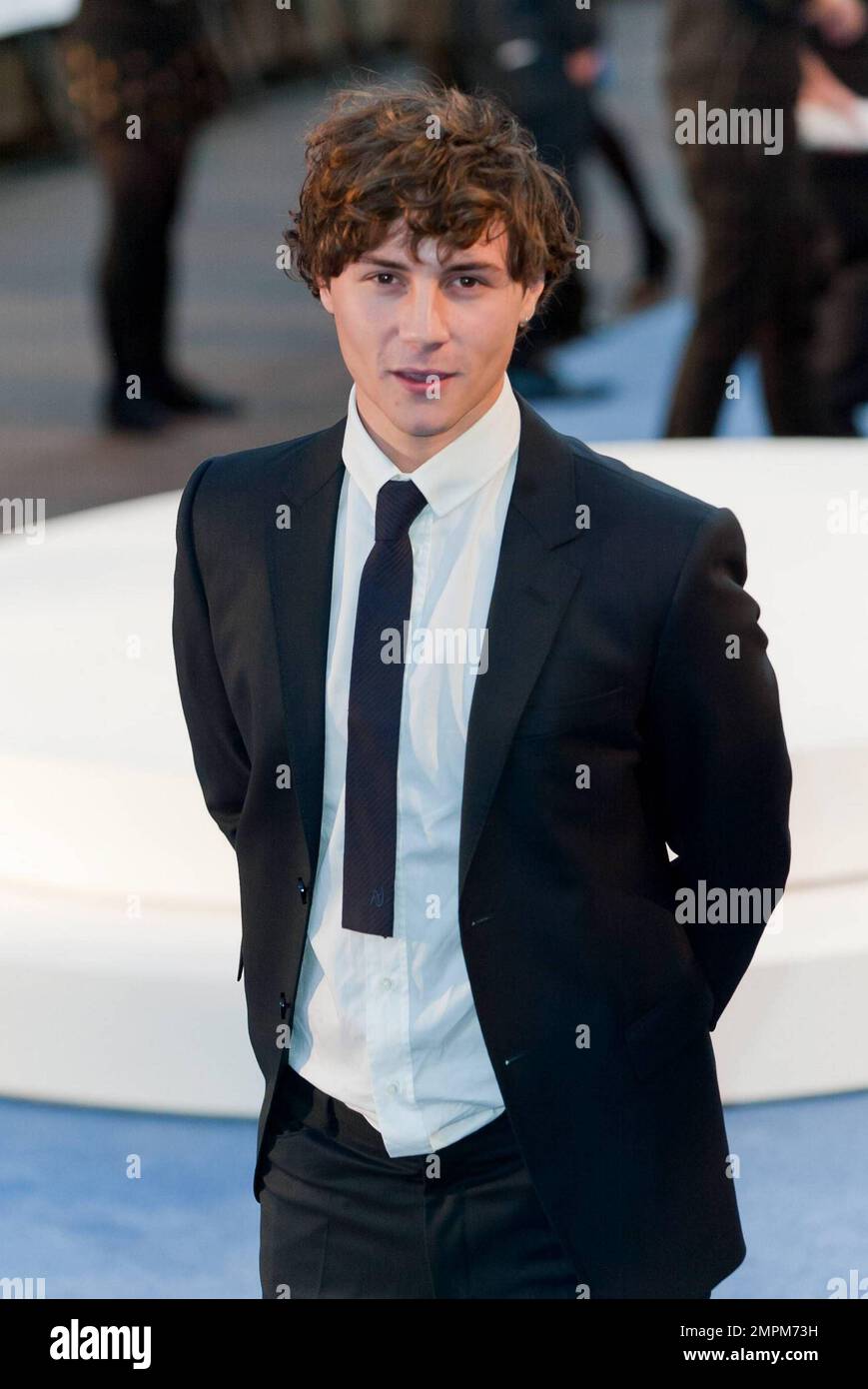 Augustus Prew attends the UK premiere of "The death and life of Charlie ...