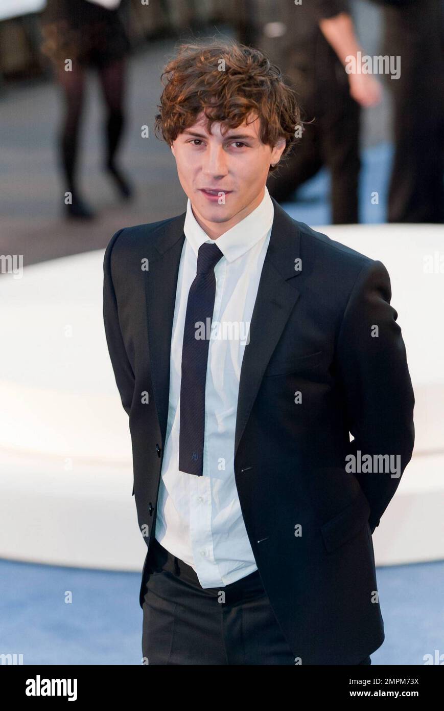 Augustus Prew attends the UK premiere of "The death and life of Charlie ...