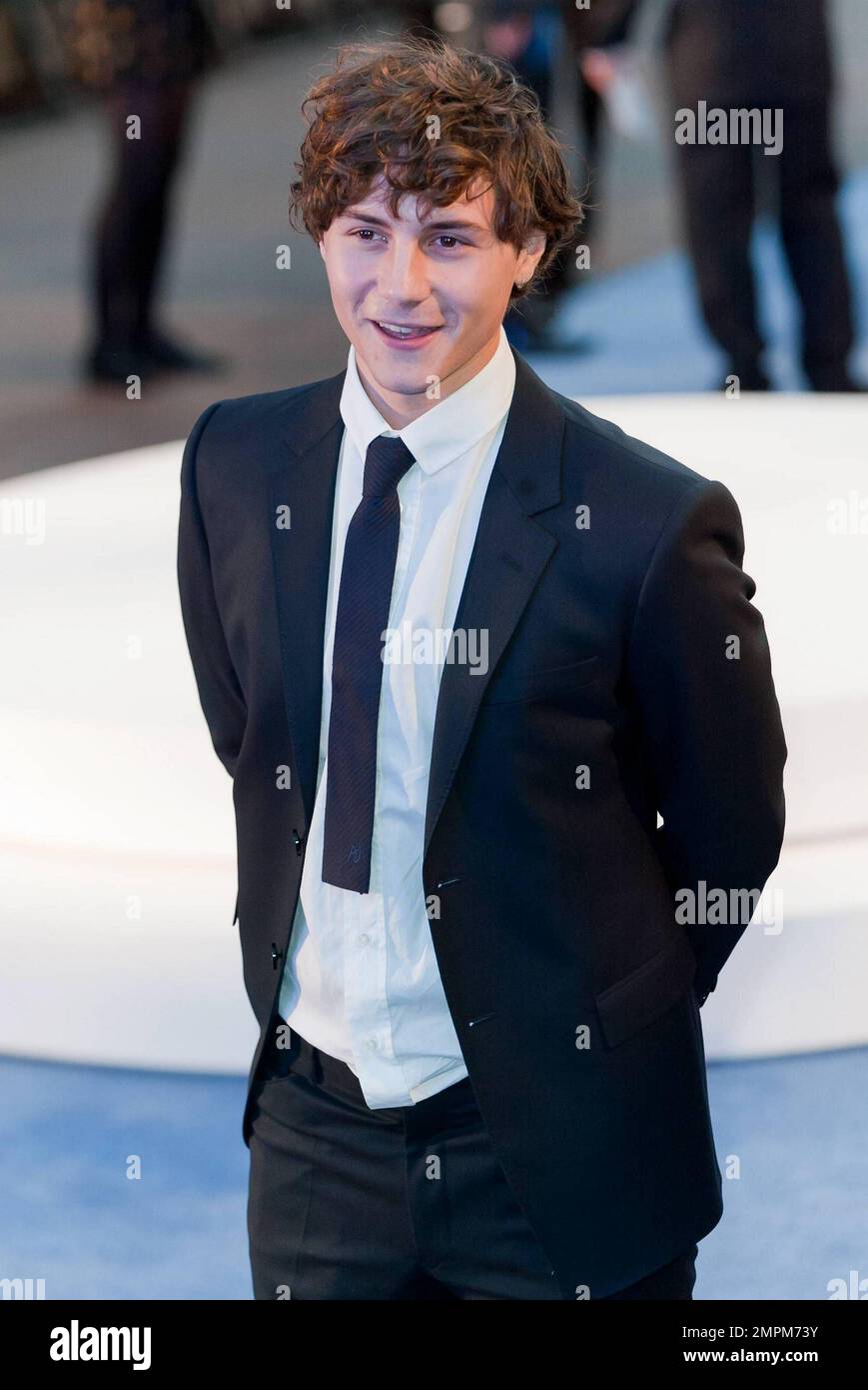 Augustus Prew attends the UK premiere of "The death and life of Charlie ...