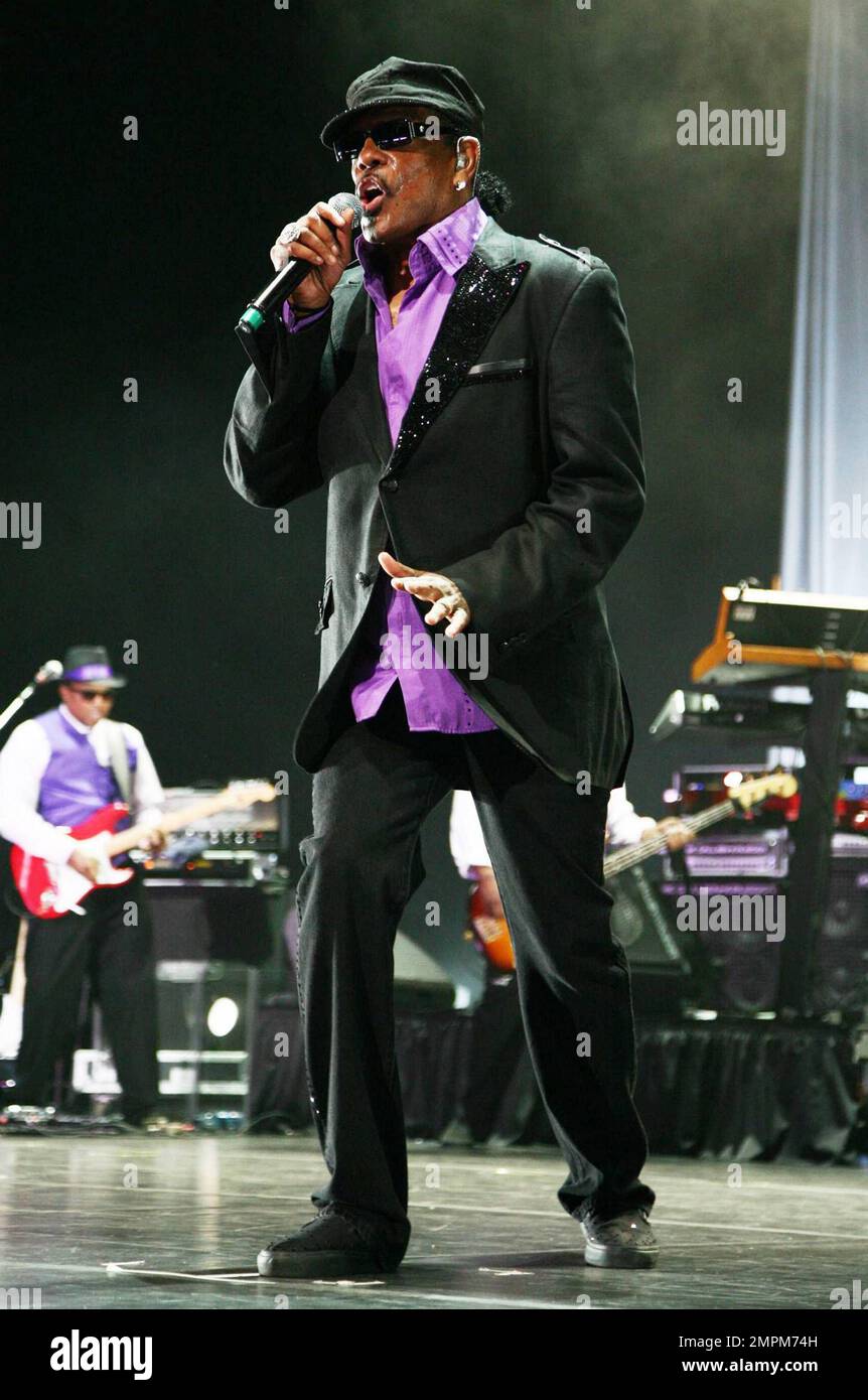 American soul singer Charlie Wilson (Charles Kent Wilson) performs live ...