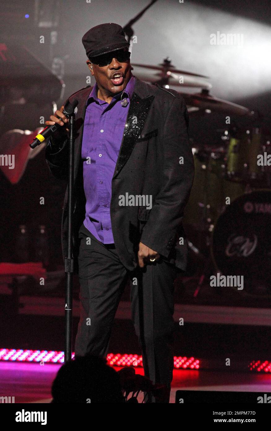 Former 'Gap Band' front man, Charlie Wilson performs in concert at the ...