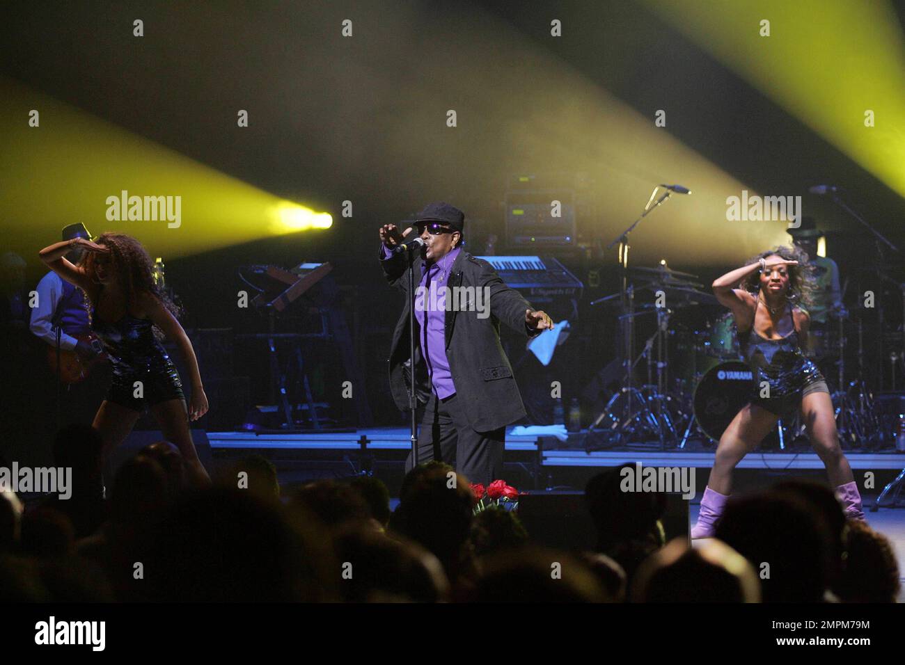 Former 'Gap Band' front man, Charlie Wilson performs in concert at the ...