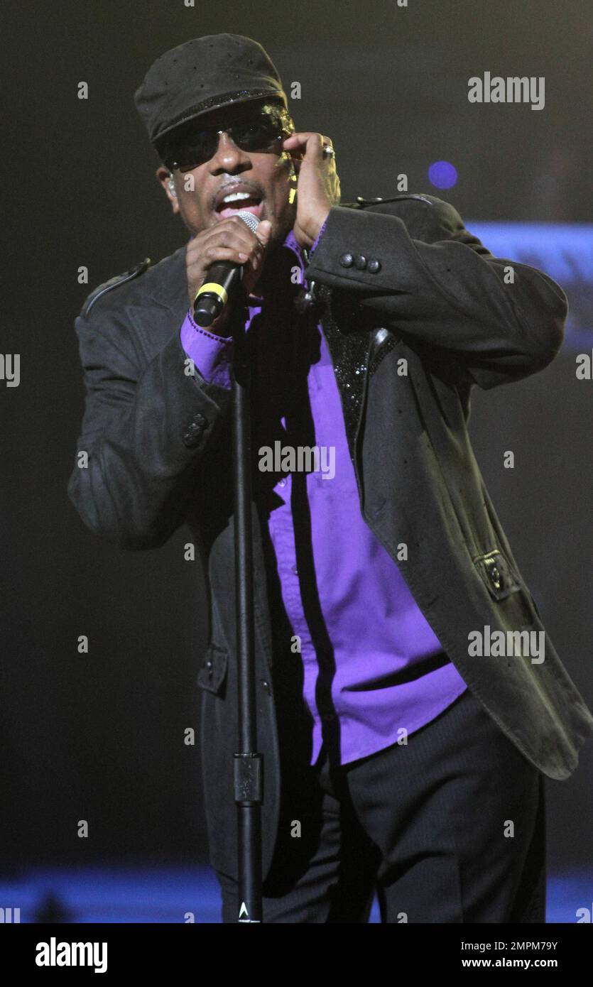 Former 'Gap Band' front man, Charlie Wilson performs in concert at the ...