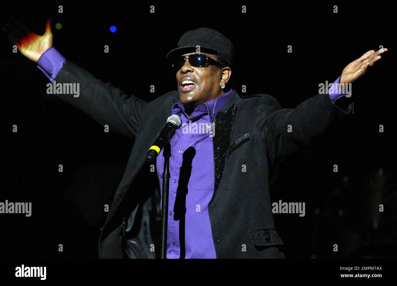 Former 'Gap Band' front man, Charlie Wilson performs in concert at the ...
