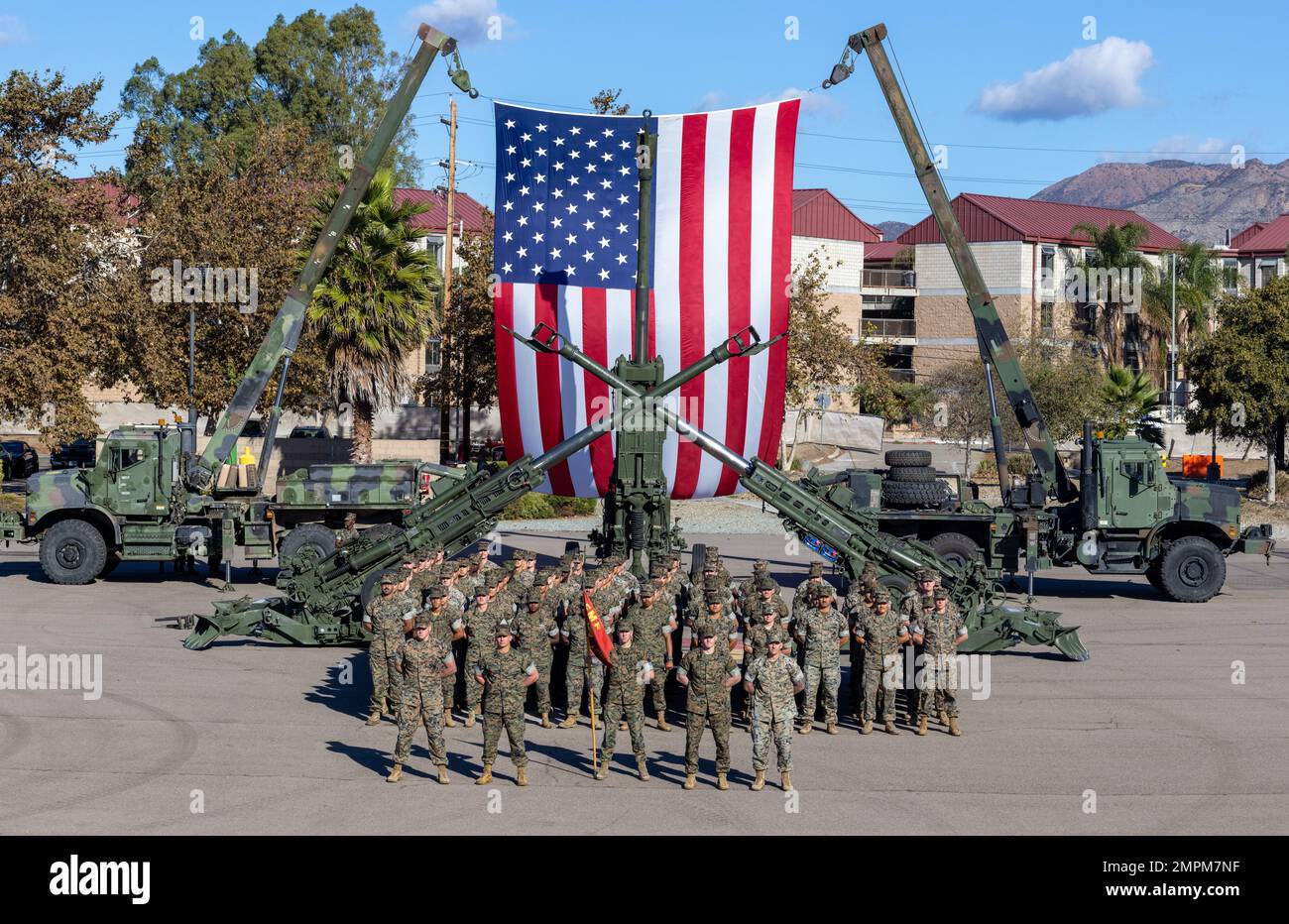 U.S. Marines with Alpha Battery, 1st Battalion, 11th Marine Regiment ...