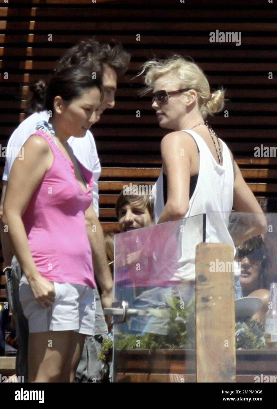 Actress Charlize Theron spends the Independence Day holiday relaxing on ...