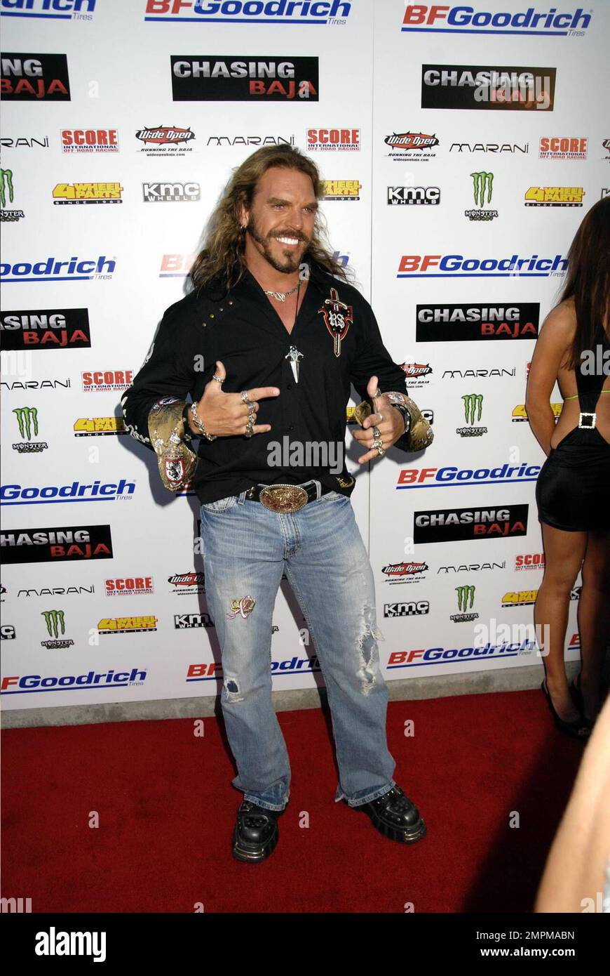 American Gladiator Hollywood "Wolf" Yates arrives at the Egyptian ...