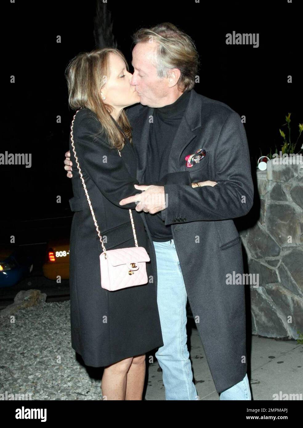 Actor Peter Fonda and wife Portia Rebecca Crockett attend the pre-Oscar ...