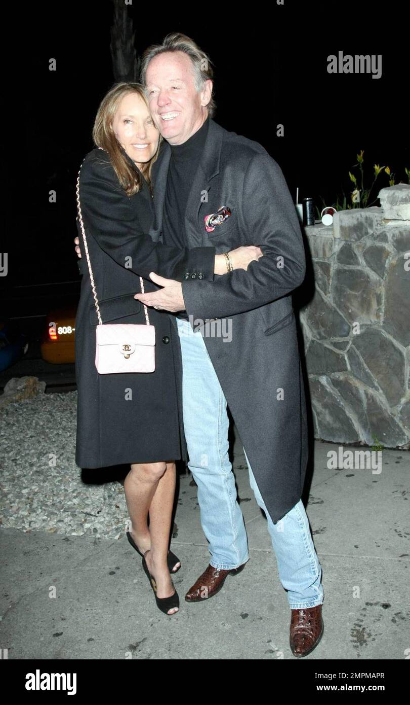 Actor Peter Fonda and wife Portia Rebecca Crockett attend the pre-Oscar ...