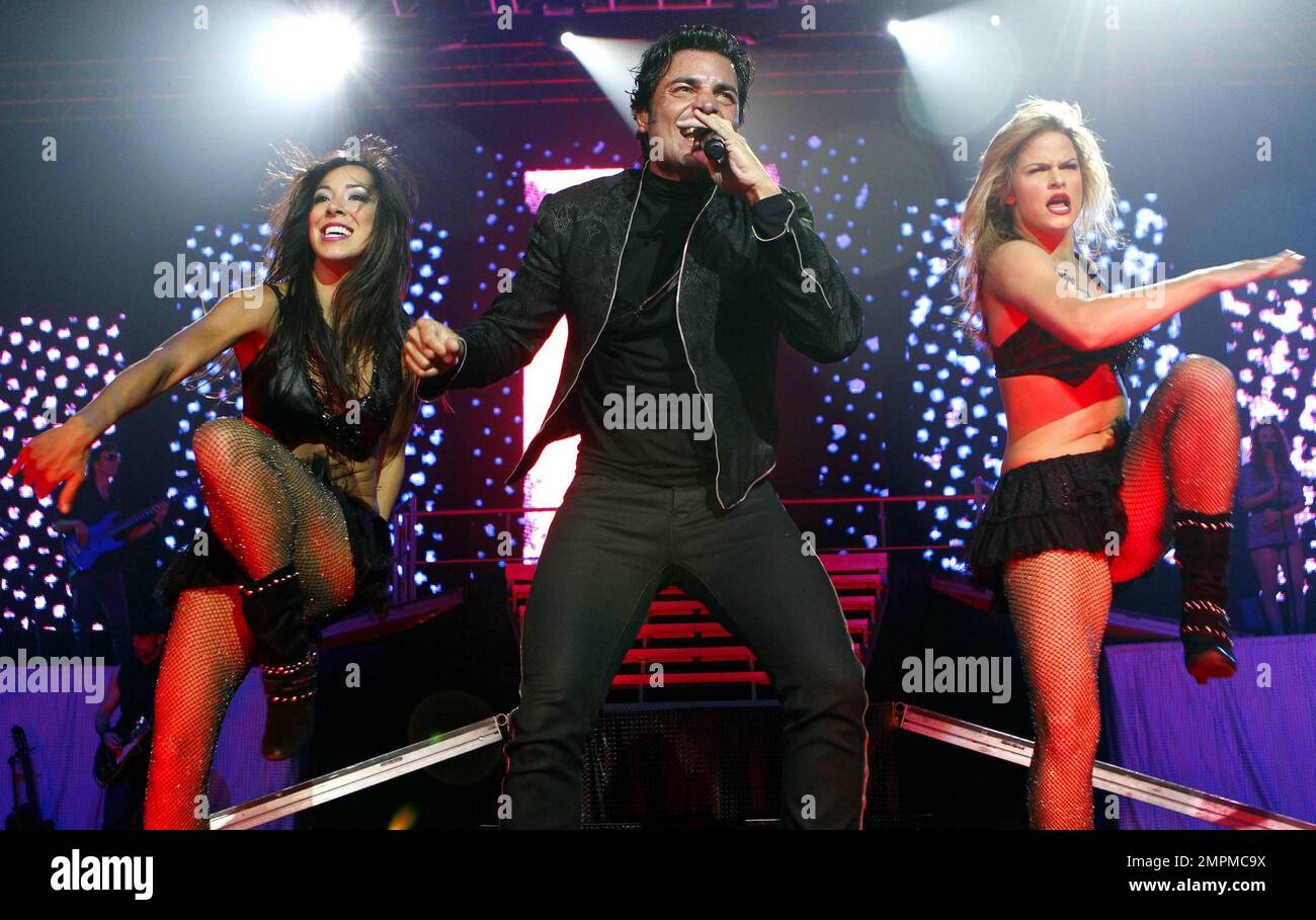Puerto Rican Latin pop singer and actor Chayanne (aka Elmer Figueroa ...
