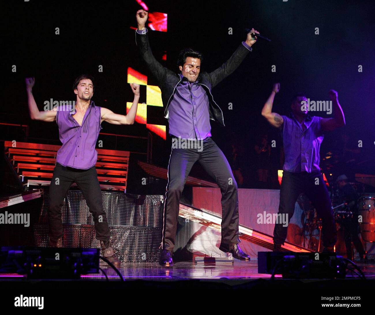 Puerto Rican pop singer Chayanne (Elmer Arce) performs live at American ...