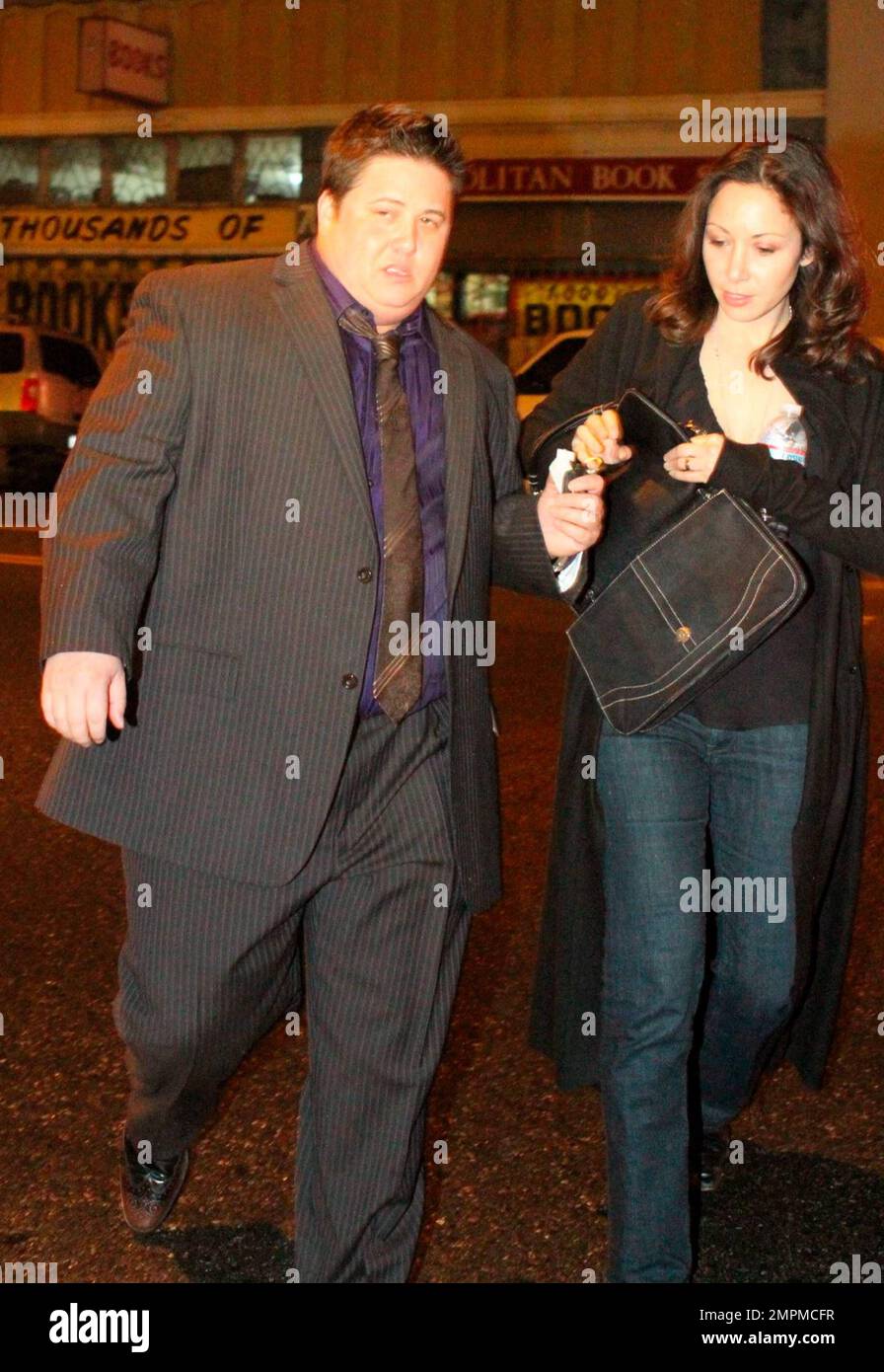Chaz Bono, formerly Chastity Bono, leaves a party at Kantor Gallery ...
