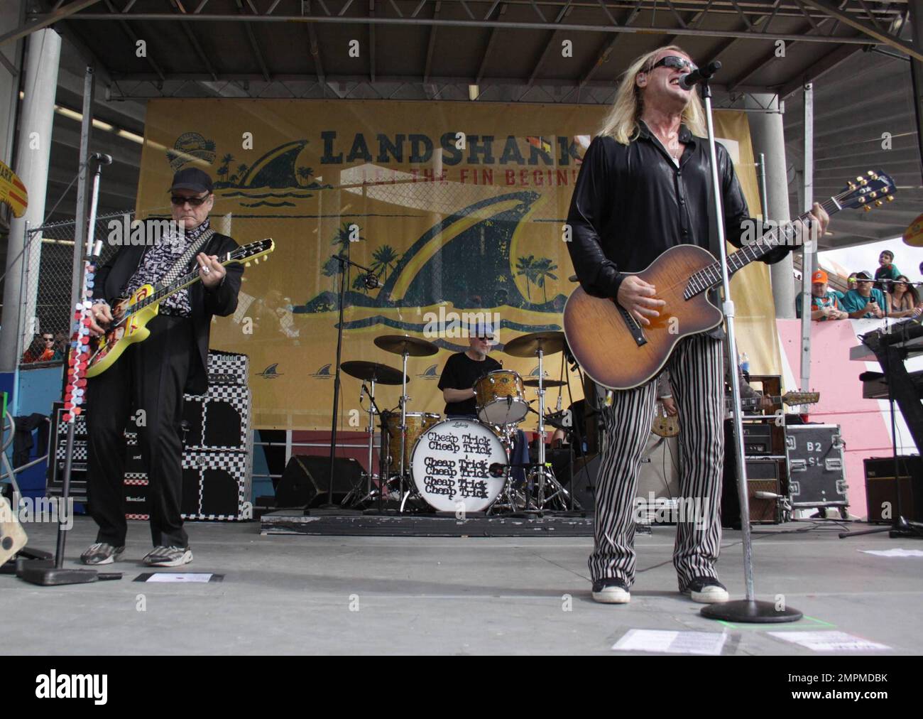 Legendary rock band Cheap Trick performs live in concert at LandShark ...