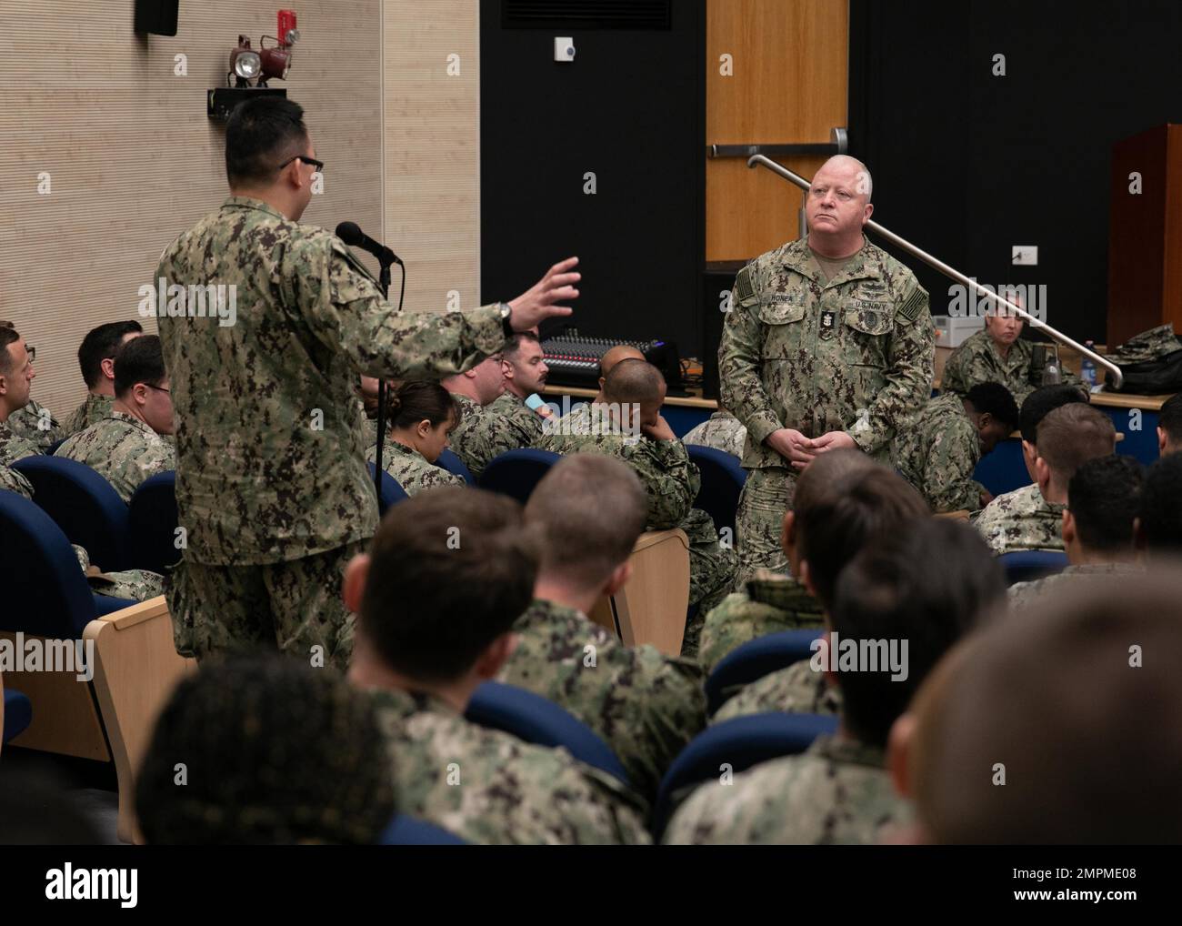 Master chief petty officer of the navy james honea hi-res stock ...