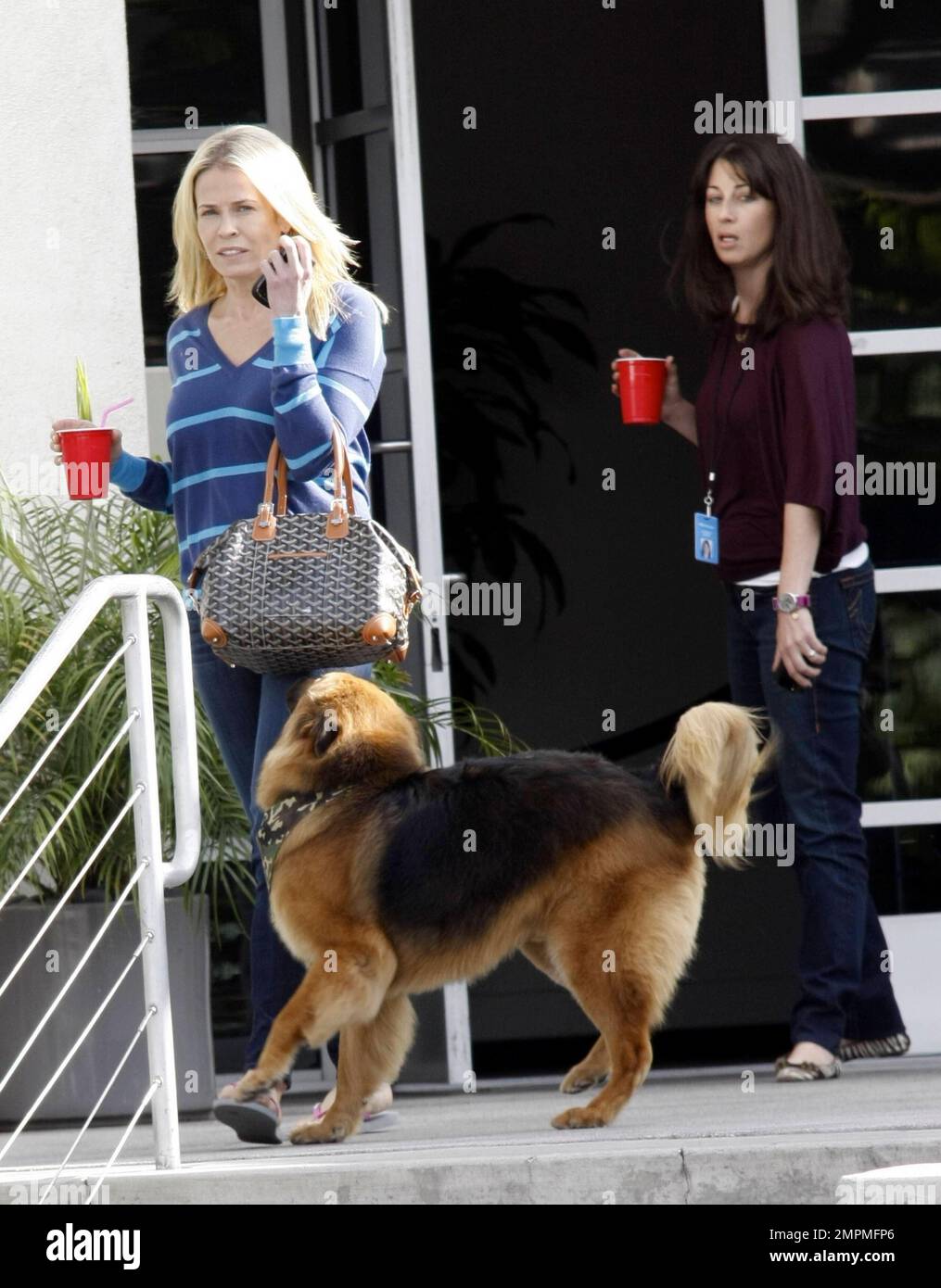 EXCLUSIVE!! Carrying a to-go cup, Chelsea Handler leaves her show's ...