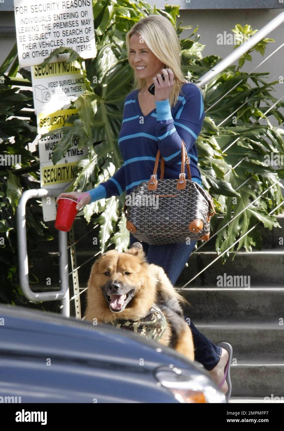 EXCLUSIVE!! Carrying a to-go cup, Chelsea Handler leaves her show's ...