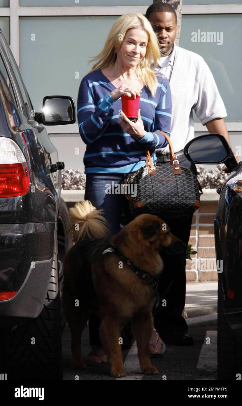 EXCLUSIVE!! Carrying a to-go cup, Chelsea Handler leaves her show's ...