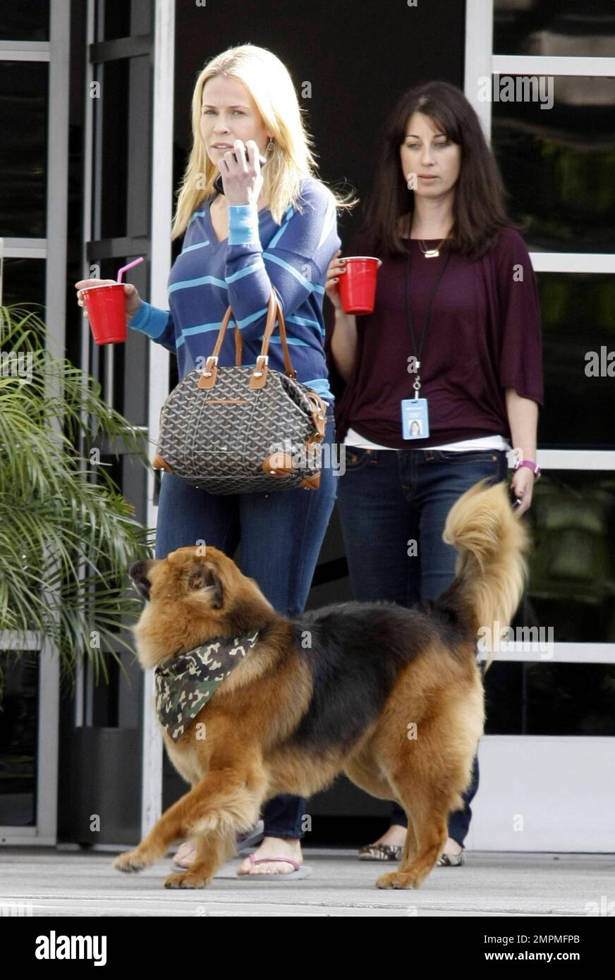 EXCLUSIVE!! Carrying a to-go cup, Chelsea Handler leaves her show's ...