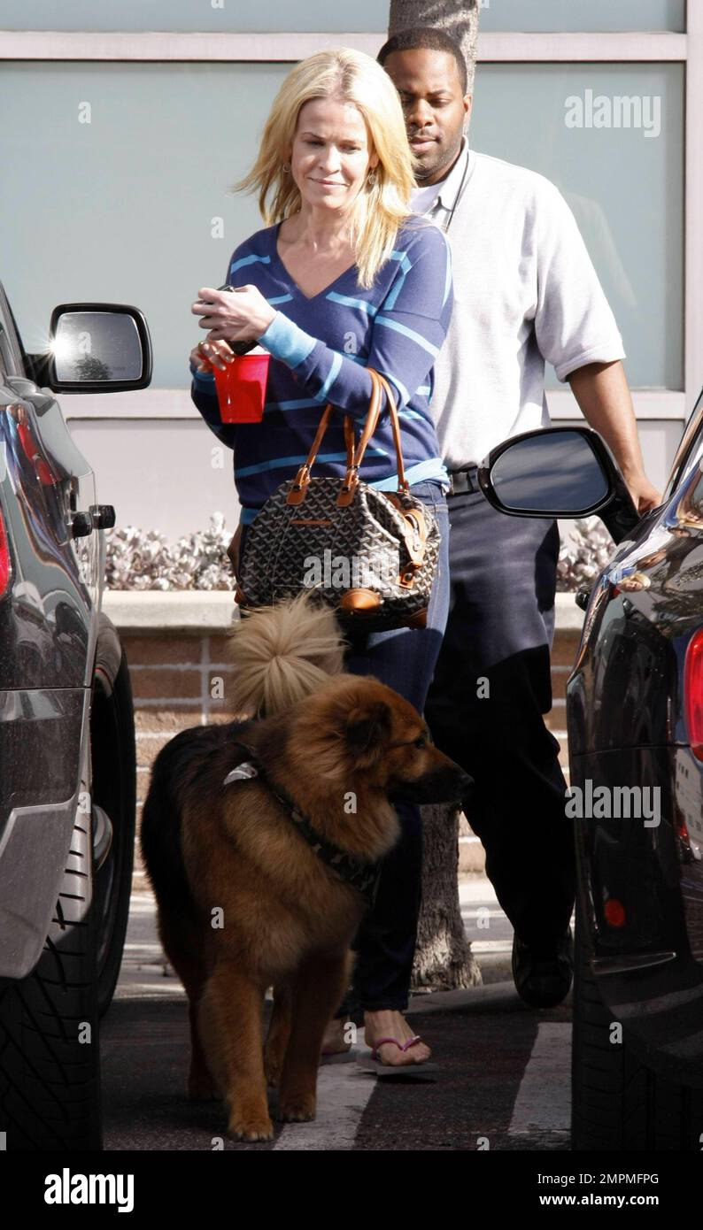 EXCLUSIVE!! Carrying a to-go cup, Chelsea Handler leaves her show's ...