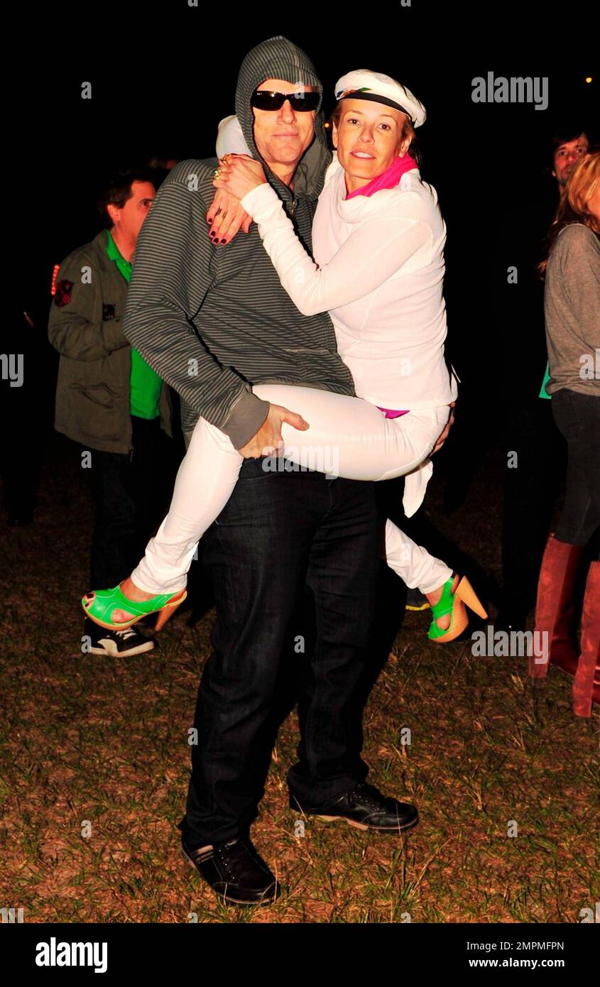 EXCLUSIVE!! Chelsea Handler larks around with a male friend during ...