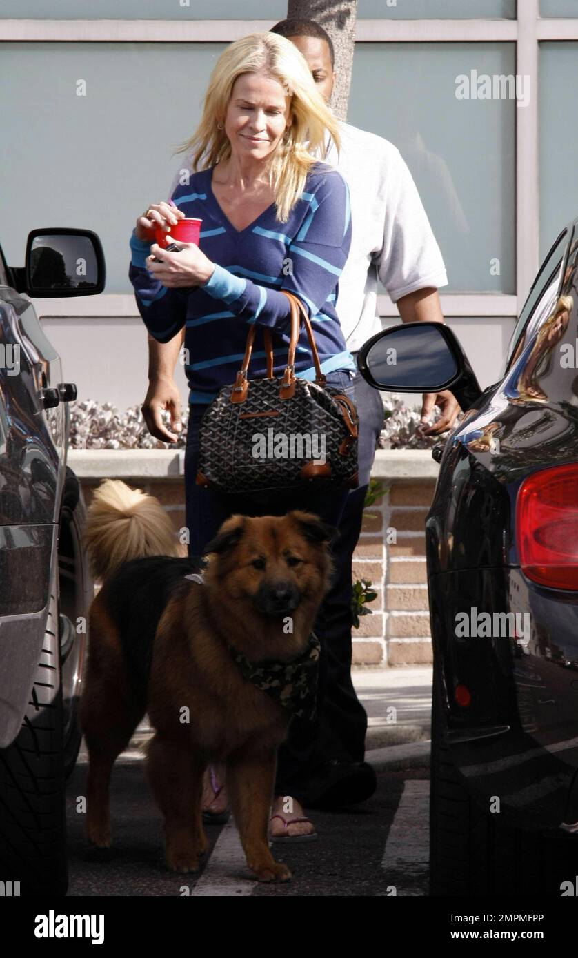 EXCLUSIVE!! Carrying a to-go cup, Chelsea Handler leaves her show's ...